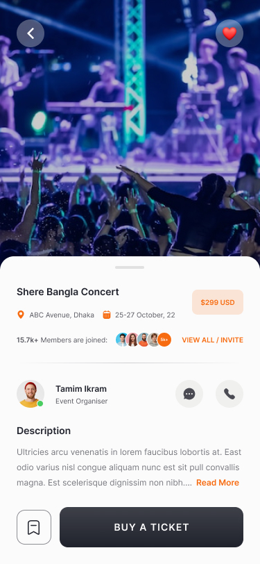 Evenro - Event Booking App Figma Template by Design-art | ThemeForest